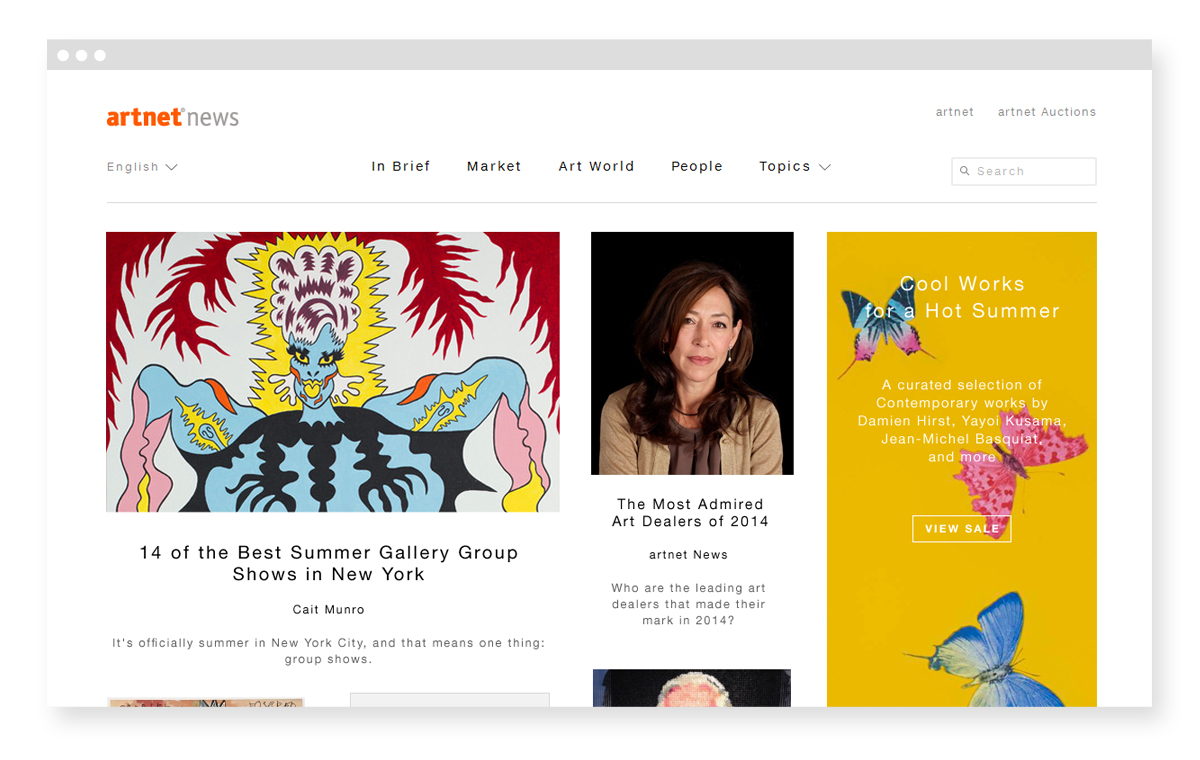 Galerie-Netzwerk - artnet